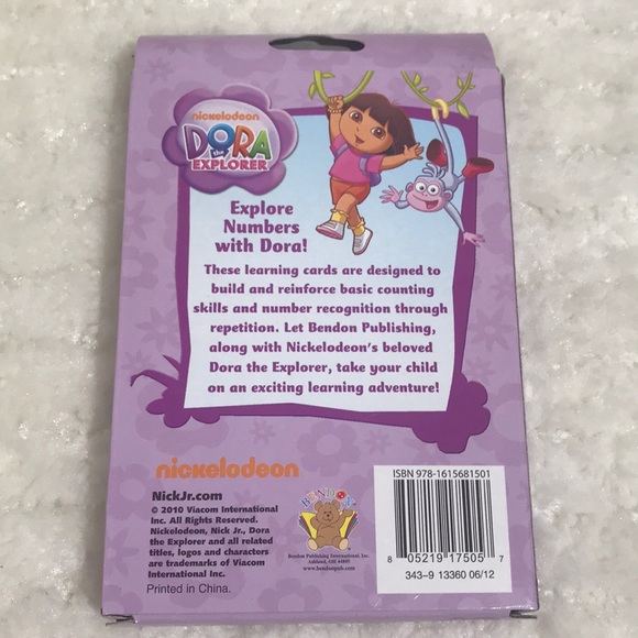 Toys | Nib Dora The Explorer Numbers Flashcards | Poshmark
